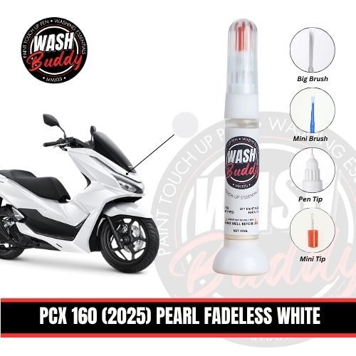 Touch Up Paint PCX 160 (2025) Pearl Fadeless White Color Permanent ...