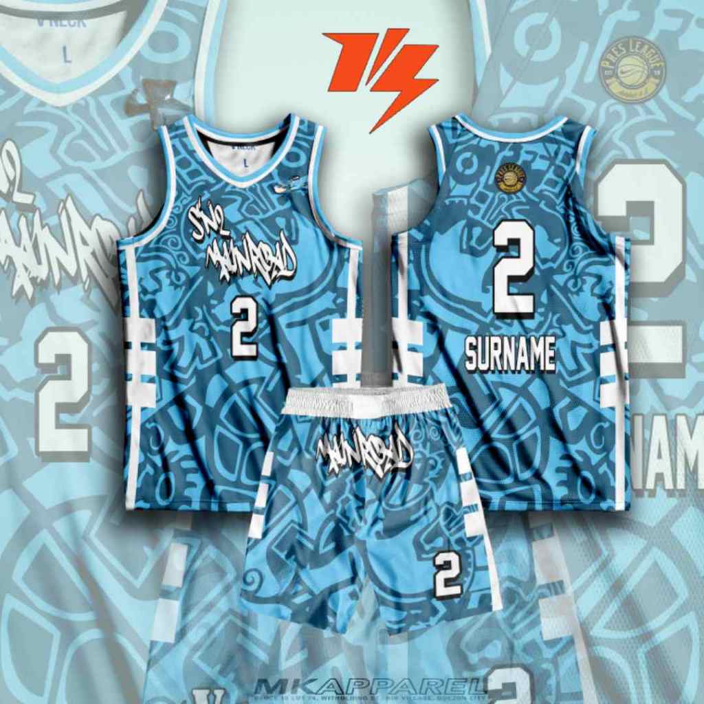 MKJU-5 Jersey Full Sublimation and Customizable Name, Team Name, Logo ...