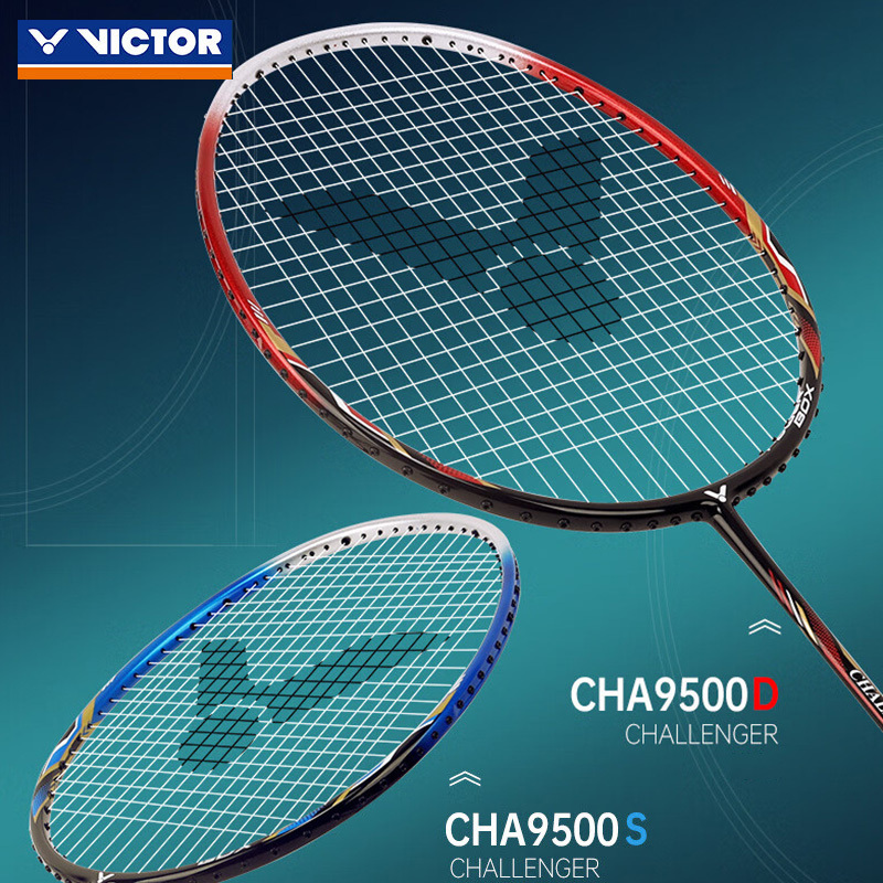 Victor Challenger 9500C 9500F Badminton Racket Ultra Light Carbon Fiber ...