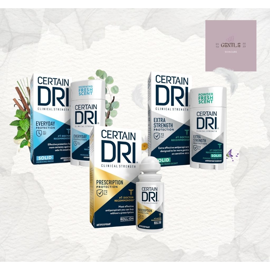 Certain Dri Prescription Strength Clinical Antiperspirant Roll-On ...