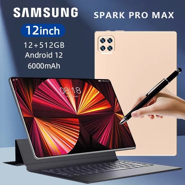 samsung SPARK Pro Max Android tablet 5G 12-inch Online tablet 8GB+256GB ...