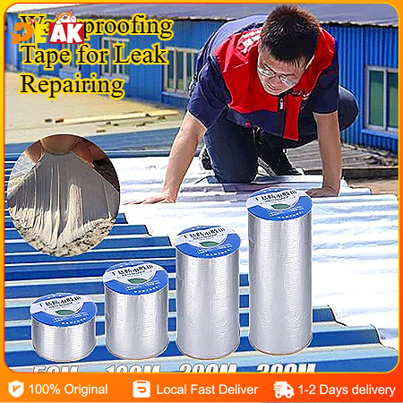 Aluminum Foil Butyl Waterproof Tape - Roof Leak Repair, Wall Crack ...