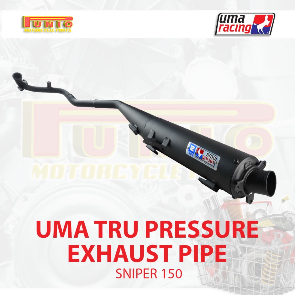 UMA Racing Back Pressure Exhaust Power Pipe and Tru Pressure for Sniper ...