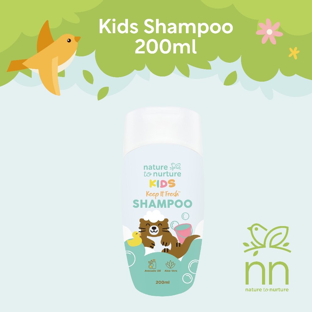Nature to Nurture Kids Keep It Fresh Shampoo 200ml & 750ml | Gentle ...