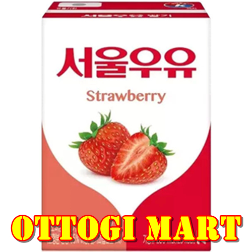 SEOUL MILK STRAWBERRY 200ML OTTOGI MART | Shopee Philippines