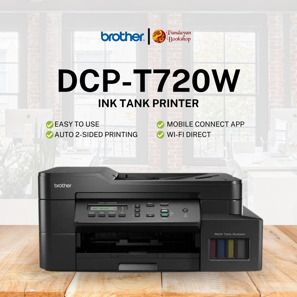 Brother DCP-T720DW Ink Tank Printer (Print, Scan, Copy) | Shopee ...