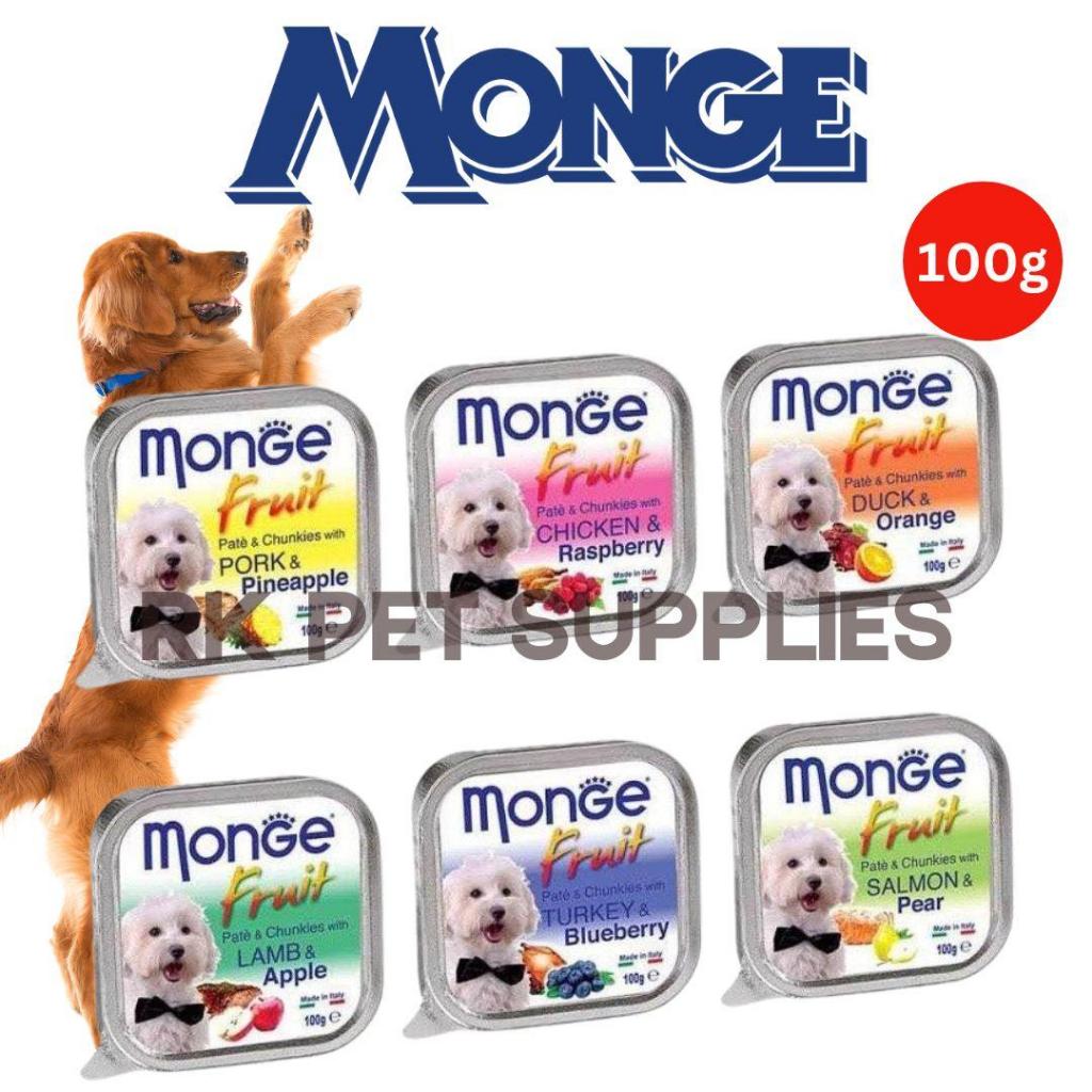100g Monge Fresh Monge Fruit All Stages Adult Puppy Wet Dog Dogs Food ...