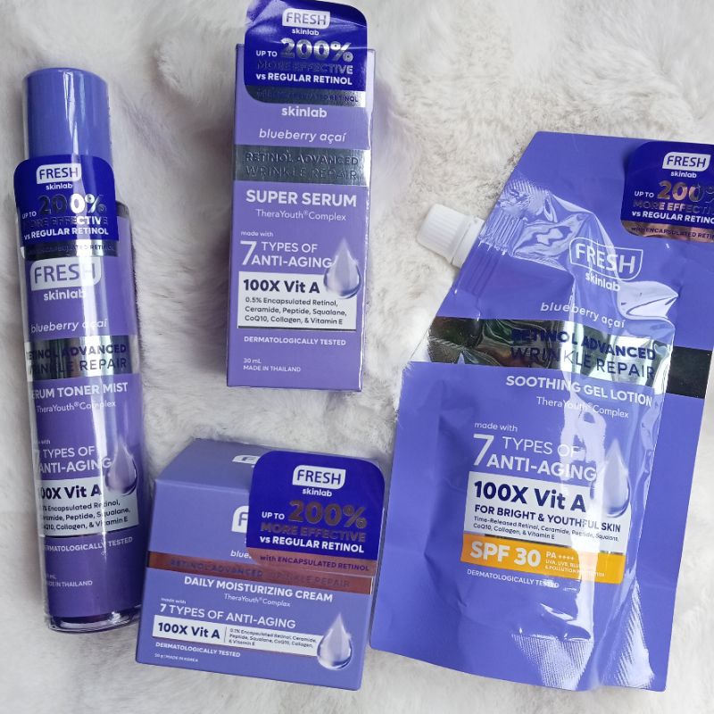 FRESH RETINOL ADVANCED WRINKLE REPAIR blueberry acai | Shopee Philippines