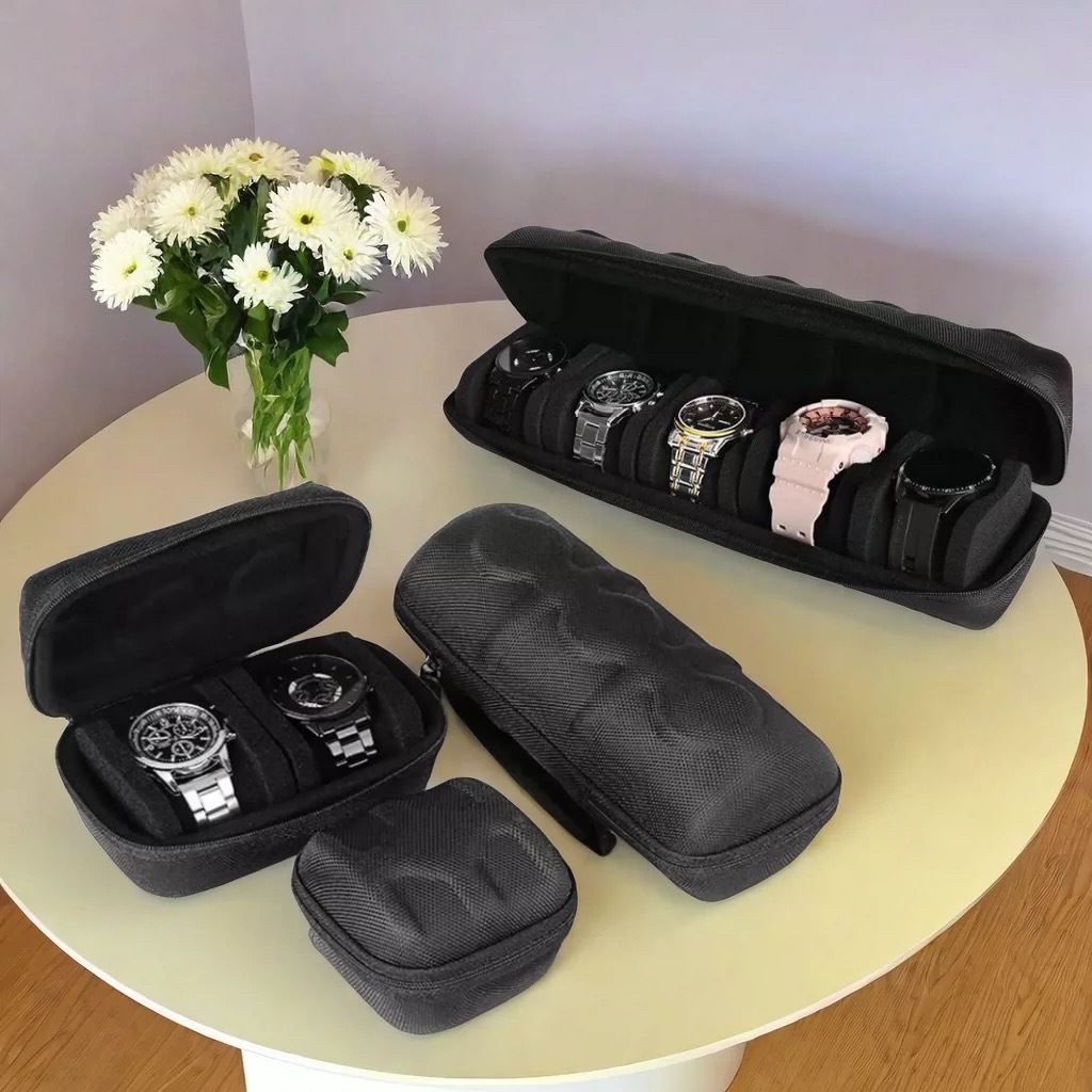 Watch Box for Men, Apple Watch Travel Case Organizer Display,Travel ...