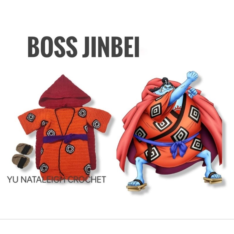 Boss JIMBEI One piece crochet costume | Shopee Philippines
