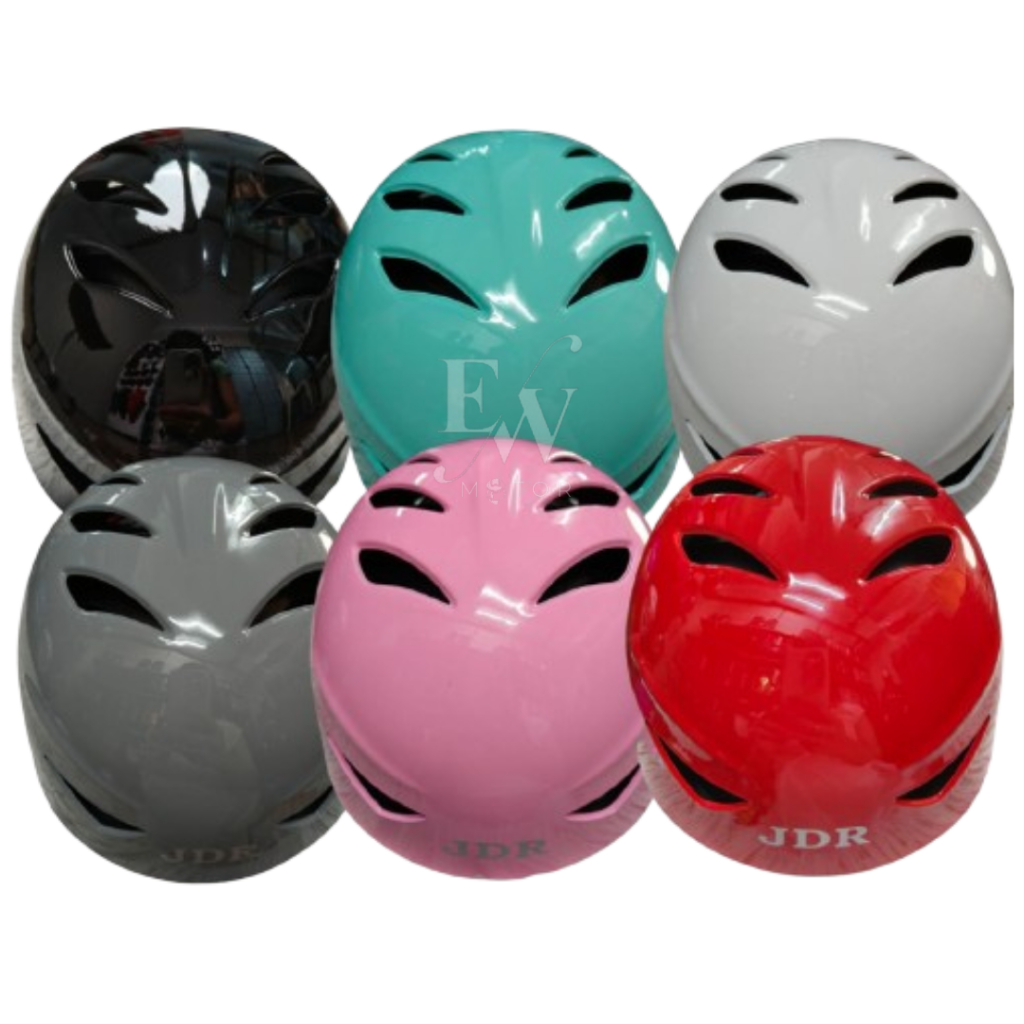 JDR (V4) MOTORCYCLE/ BIKE NUTSHELL OPEN FACE HELMET NUTSHELL HELMET ...