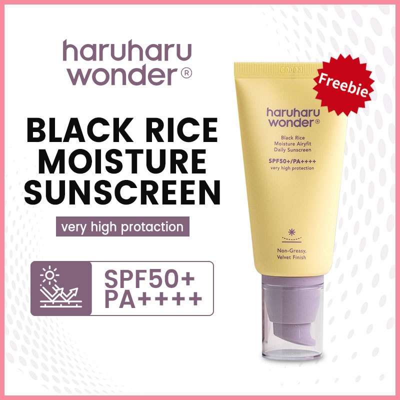 HARUHARU WONDER Black Rice Moisture Airyfit Daily Sunscreen Unscented ...