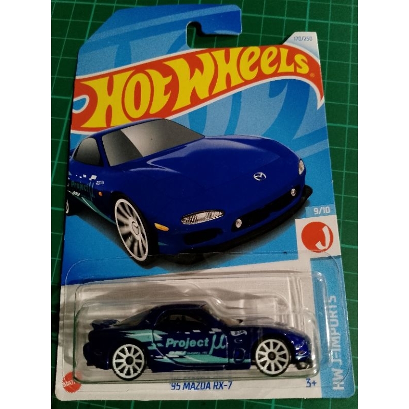 Hot wheels 95 MAZDA RX 7(Blue) | Shopee Philippines