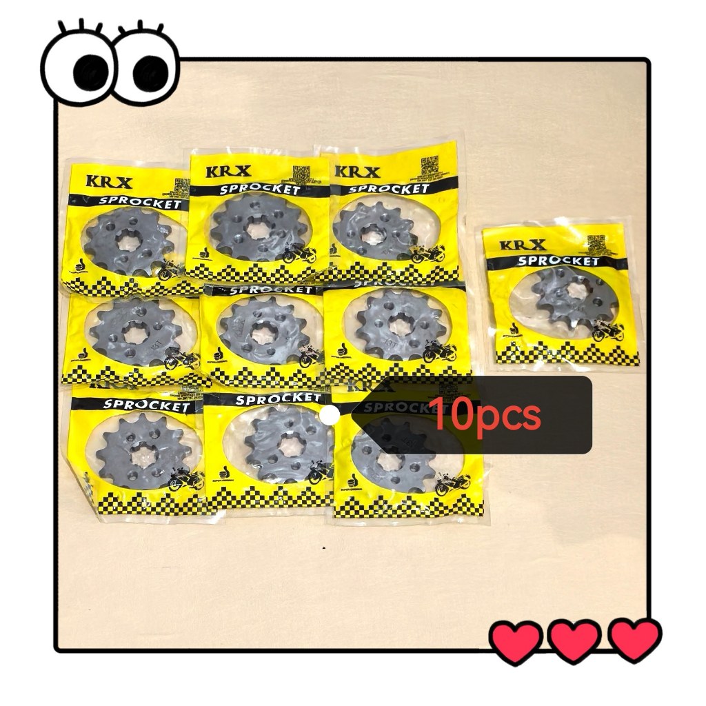 ENGINE SPROCKET 13T 14T 15T 16T 17T 10PCS Motorcycle XRM DREAM C100 TMX ...