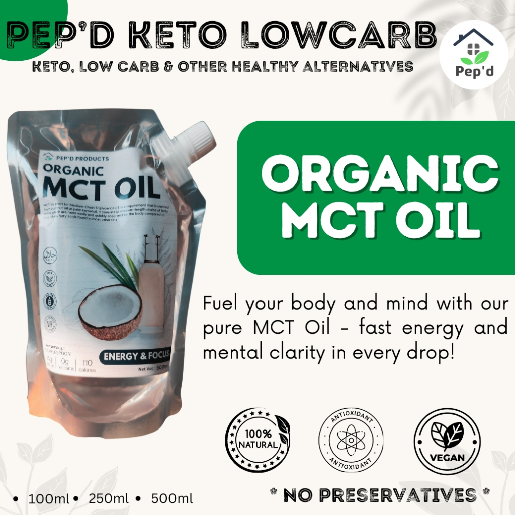 MCT Oil (C8/C10 Blend) 100ml/150ml/250ml - Low Carb Keto Creamer - Bulletproof Coffee | Shopee ...