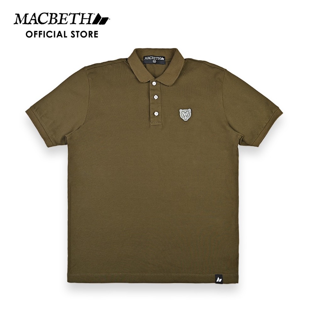 Macbeth Men's Markdown Polo Shirt " BEAR HEAD " | Shopee Philippines
