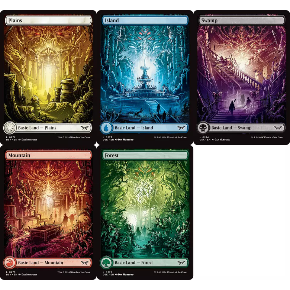 Magic: The Gathering | Duskmourn Full Art Lands (Assorted) | Shopee ...
