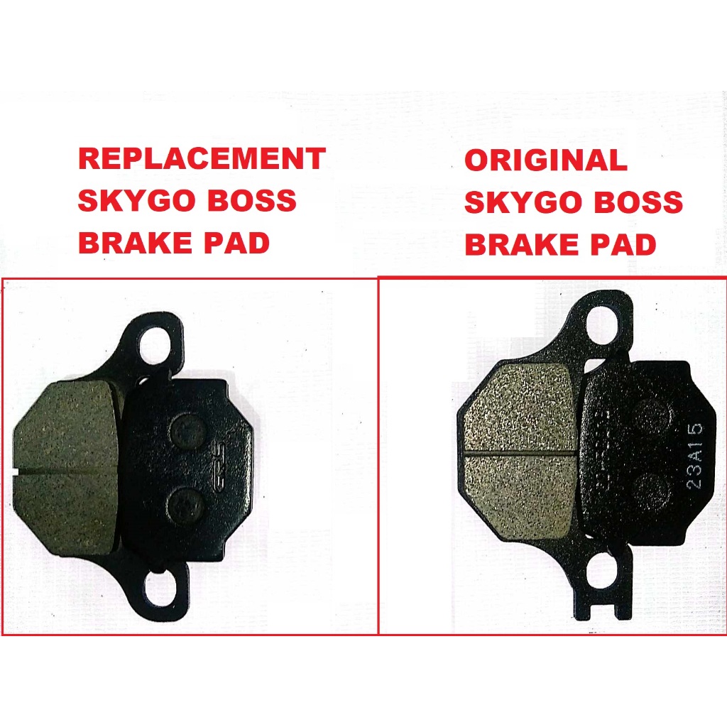 skygo boss 150 front brake pad (original and replacement) | Shopee ...