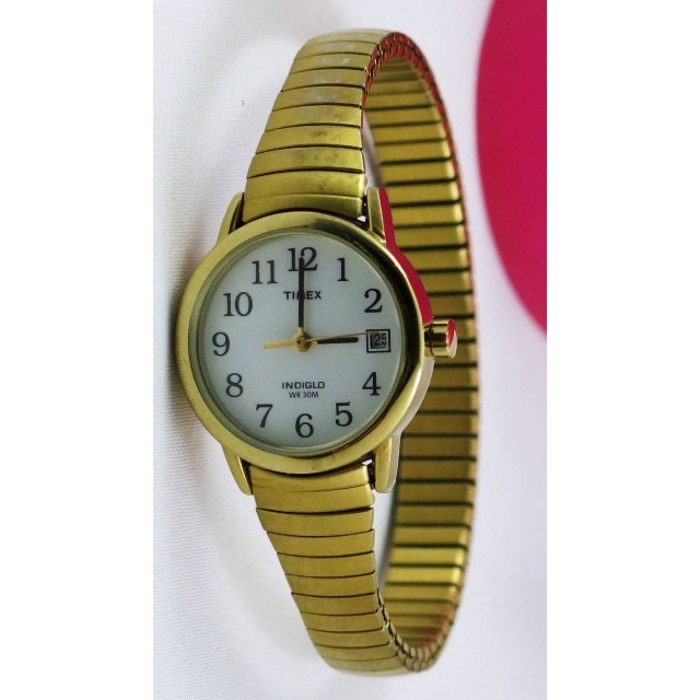 T7:Original TIMEX Indiglo Analog Watch for Women from USA-Gold Tone ...