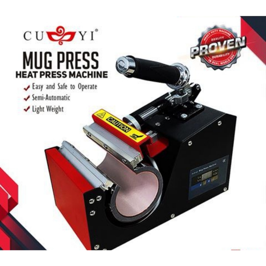 CUYI Automatic Digital Heavy Duty Mug Press Machine | Shopee Philippines