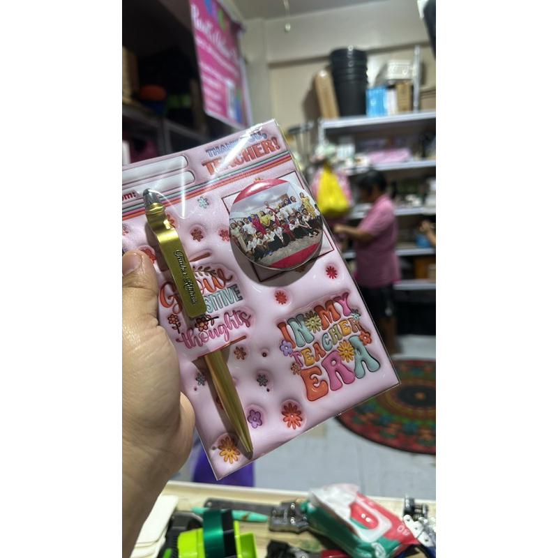 bundle set for Teacher’s day (ballpen & keychai,Button pin | Shopee ...
