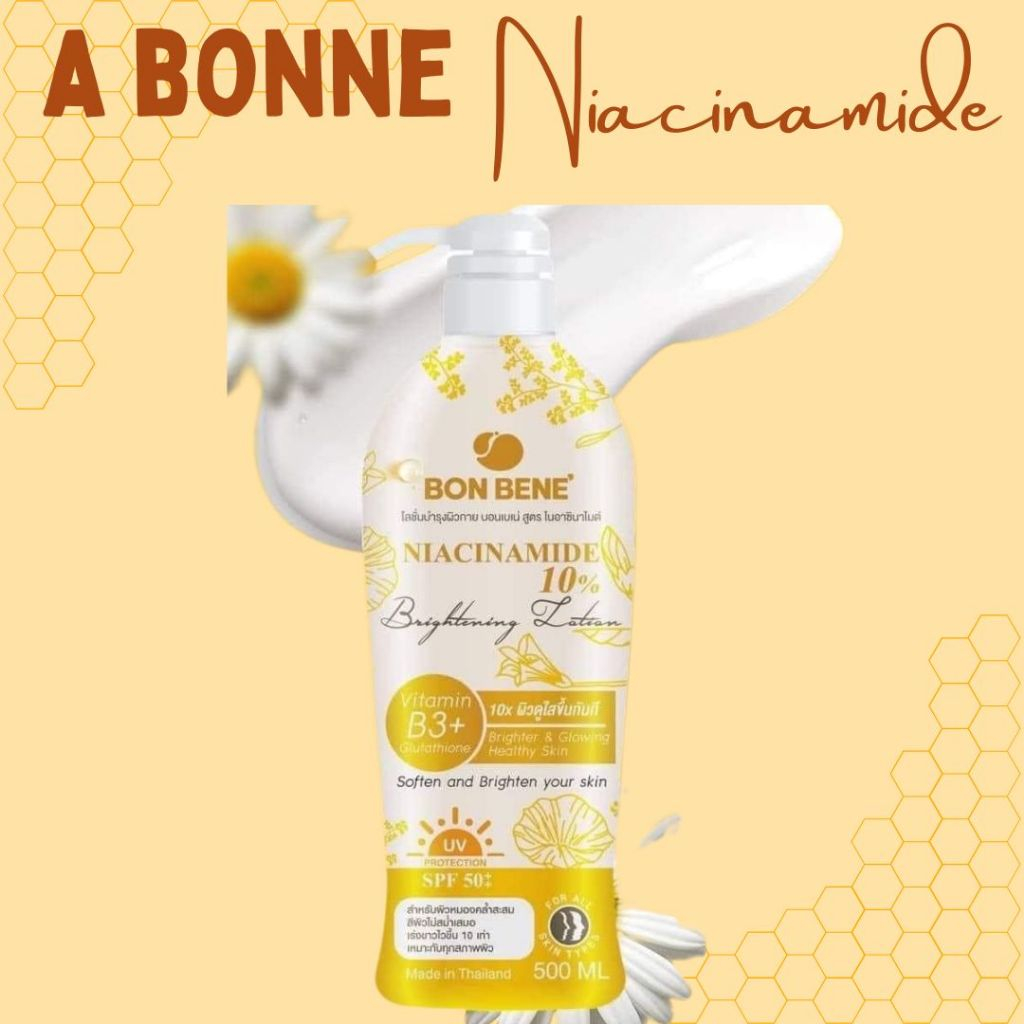 Bon Bene Niacinamide 10% (Vitamin B3+ Glutathione) 10x Brightening ...