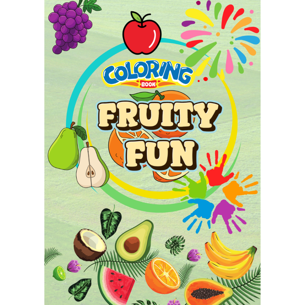Fruity Fun A Tracing and Coloring Book Feast for Children | Shopee ...