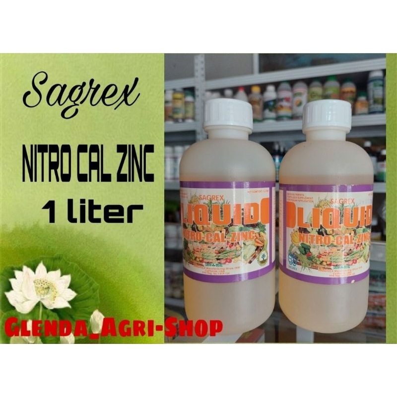 NITRO - CAL- ZINC / LIQUID CHELATE FERTILIZER - BY: SAGREX - ( 1 LITER ) | Shopee Philippines