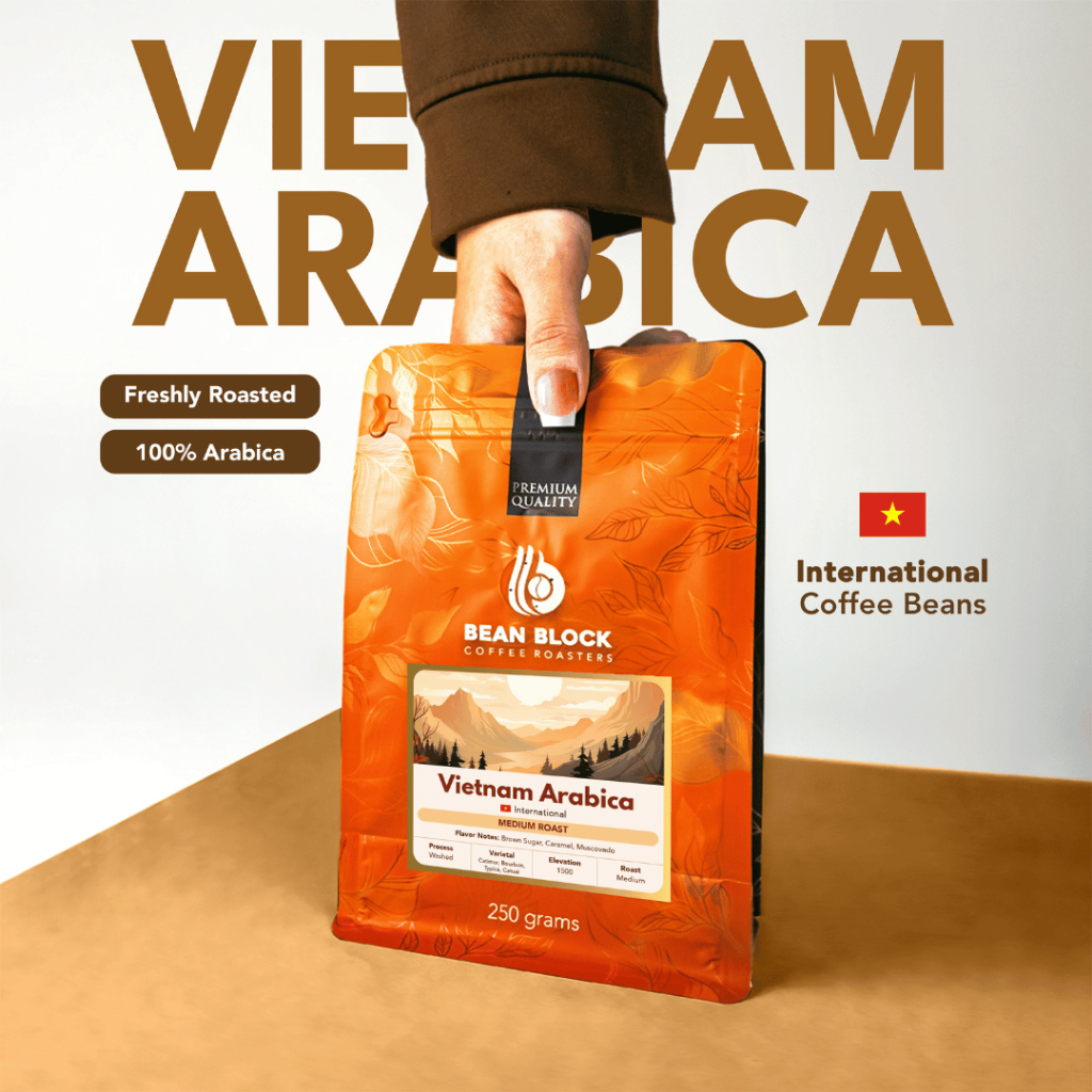 Vietnam Arabica Coffee Beans (Medium) -Freshly Roasted, Premium Quality ...