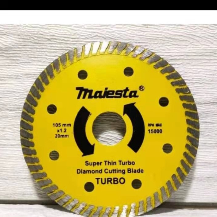 MAJESTA SUPER THIN TURBO DIAMOND CUTTING BLADE | Shopee Philippines