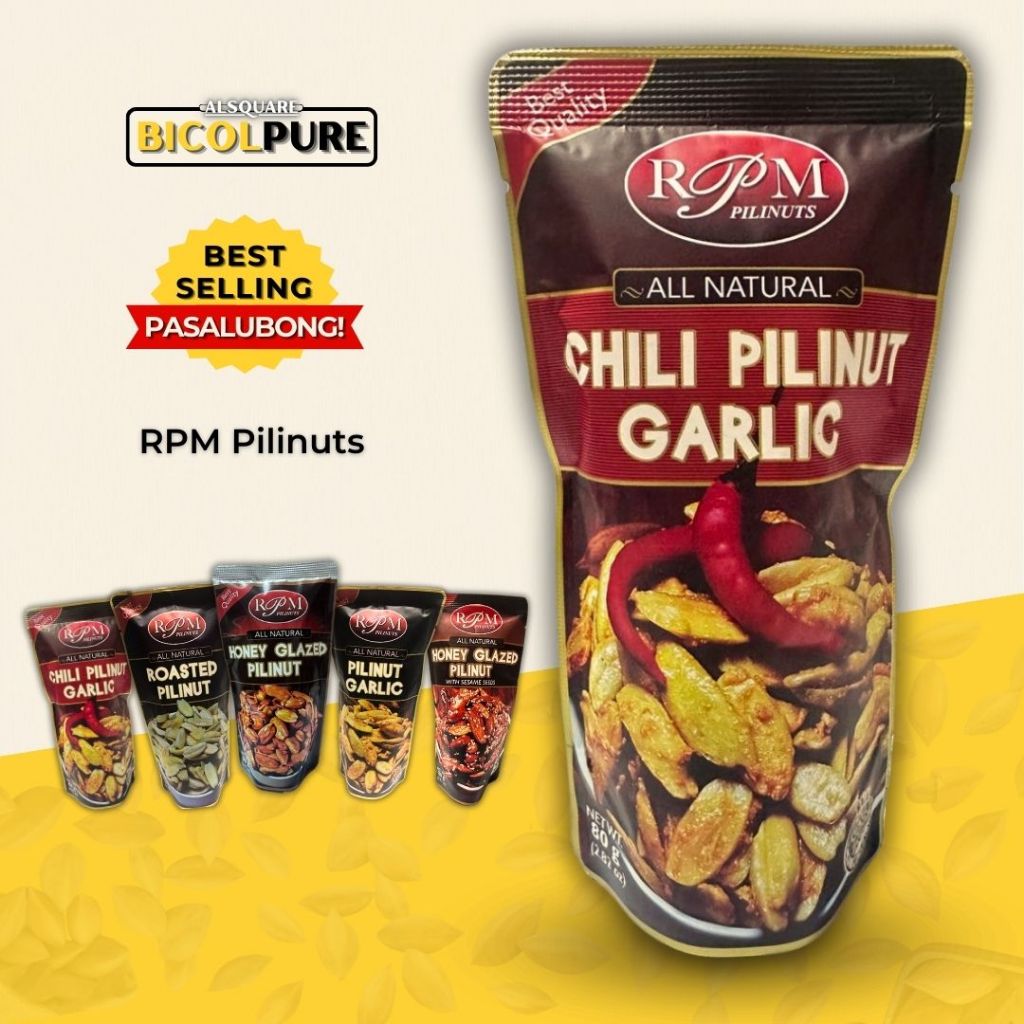 RPM Pilinuts 80g in pouch - Bicol Products | Shopee Philippines