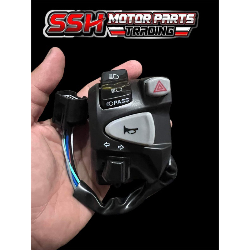 Domino Switch honda click125/150 with passing & hazard plug n play ...