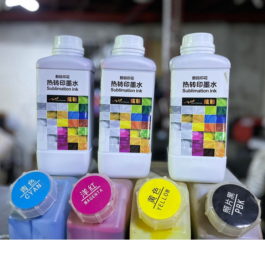 1 LITER SUBLIMATION INK - HIGH QUALITY - SHINY COLOR - CMYK | Shopee ...