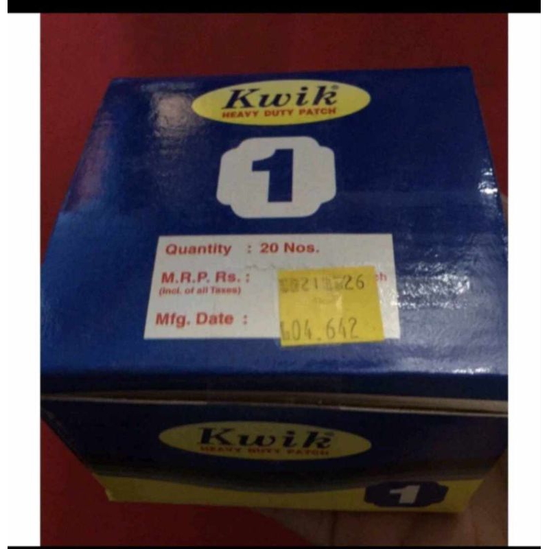 ORIGINAL VULCANIZING CKHD1 KWIK PATCH | Shopee Philippines