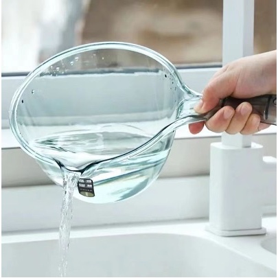 Clear Tabo Aesthetic Transparent Scooper Bathroom Toilet Dip Buckets ...