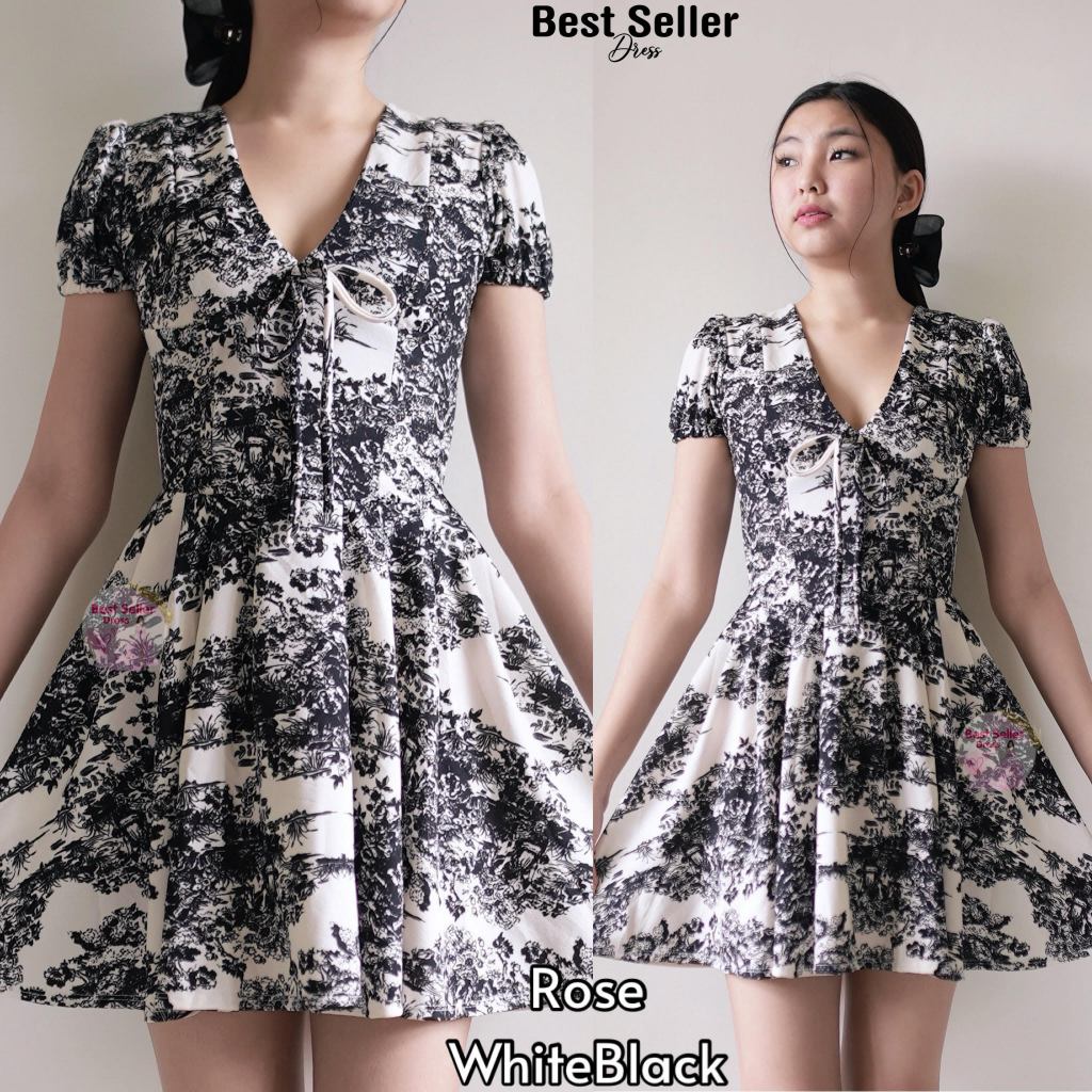 BSD Best Seller Dress (XS-XXL) Winona Puff Sleeve Mini Dress (BEST ...