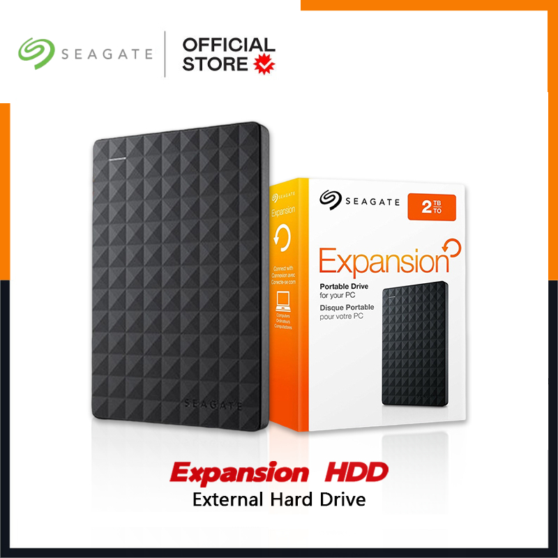 Seagate Expansion 1TB 2TB External Hard Drive For Mac and Windows Portable USB 3.0 External HDD ...