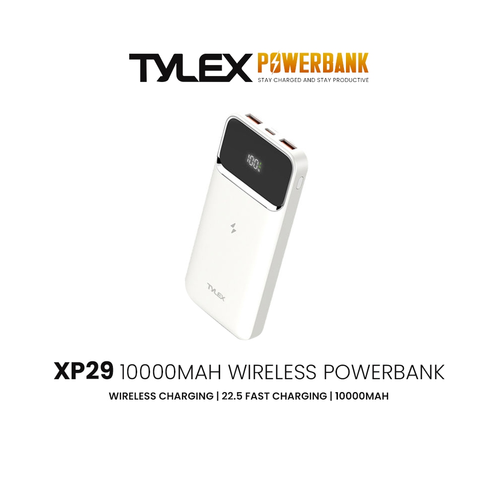 TYLEX XP29 10000mAh Wireless Powerbank 22.5w Fast Charging PD+QC3.0 ...