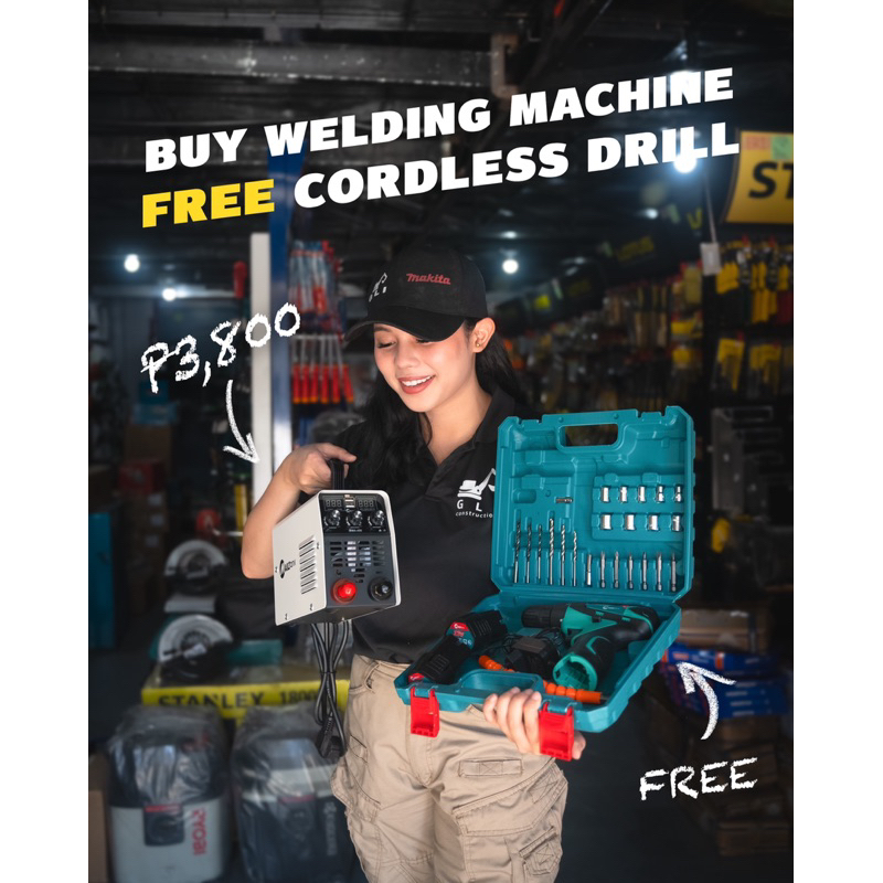 Mailtank Welding Machine 450A (SH122) with FREE CORDLESS DRILL DRIVER ...