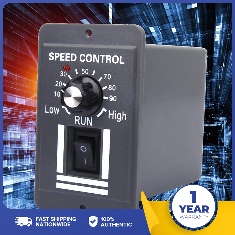 DC 12V 24V 36V 48V 10A PWM Motor Speed Controller Reversible Switch ...