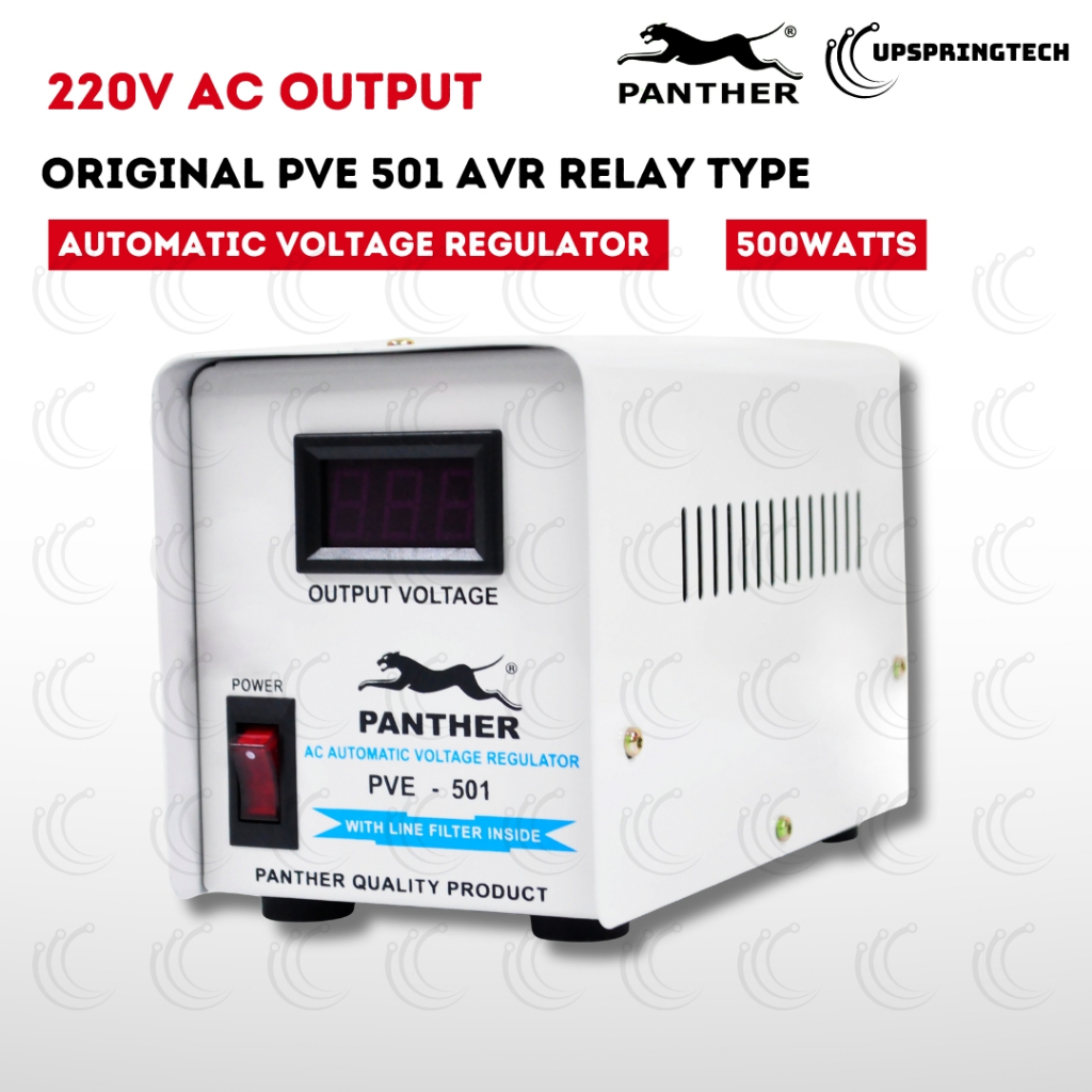 Panther Original PVE 501 AVR Relay Type, 220V AC Output, Automatic ...