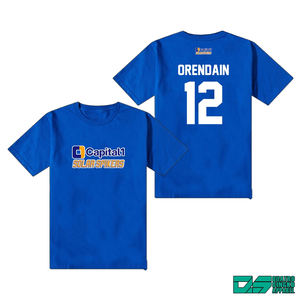 CAPITAL1 SOLAR SPIKERS "ORENDAIN 12" SHIRT | Shopee Philippines