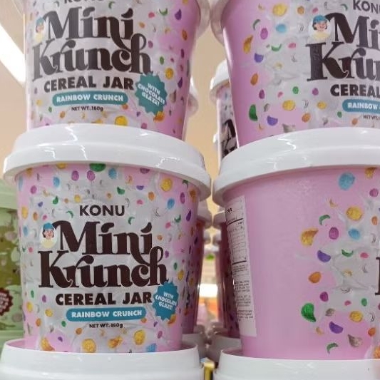 konu Mini Krunch Cereal Jar Rainbow Crunch 160g | Shopee Philippines