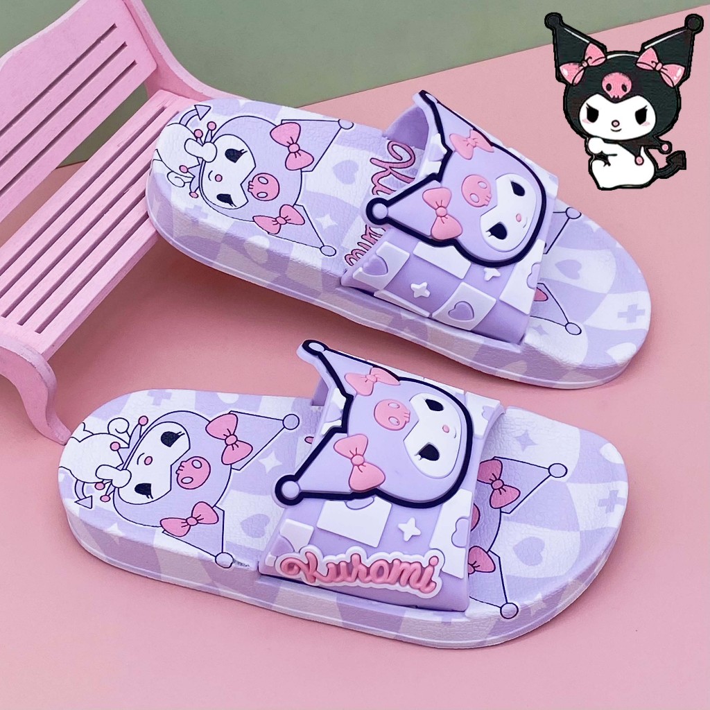 [CS] New Angry Kuromi Character Design Slippers for Girl Fashion 2208 ...