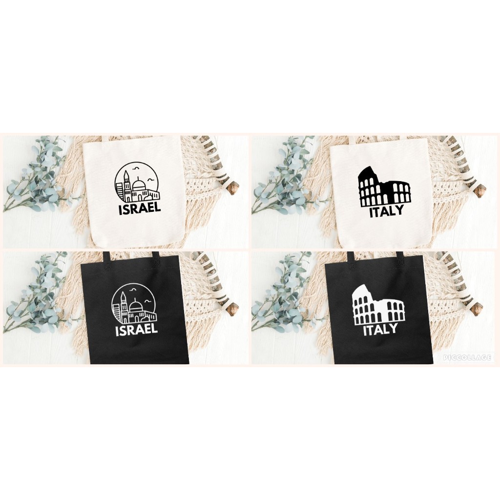 VINYL INTERNATIONAL RANDOM TOTE BAG DESIGN (INDIA, INDONESIA, IRELAND ...