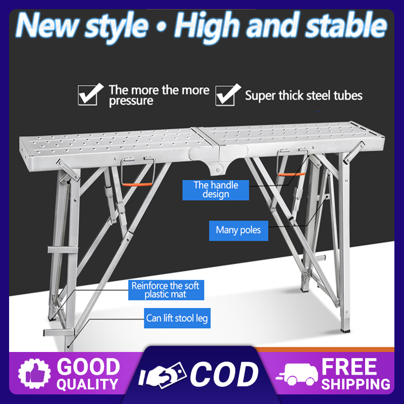 Folding Ladder Platform,Portable Scaffolding,ladder aluminum adjustable ...