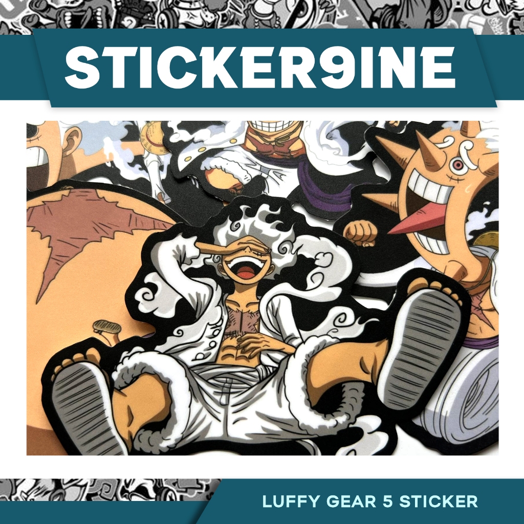 Monkey D. Luffy Gear 5 Anime Vinyl Sticker | Shopee Philippines