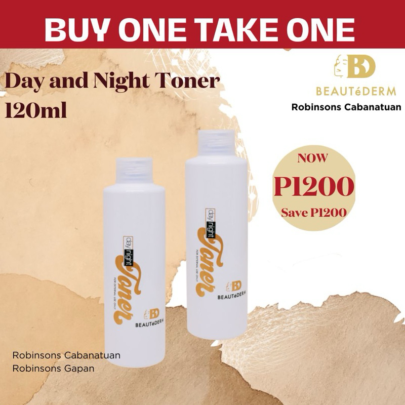 Beautederm DAY and NIGHT TONER 120ml | Shopee Philippines