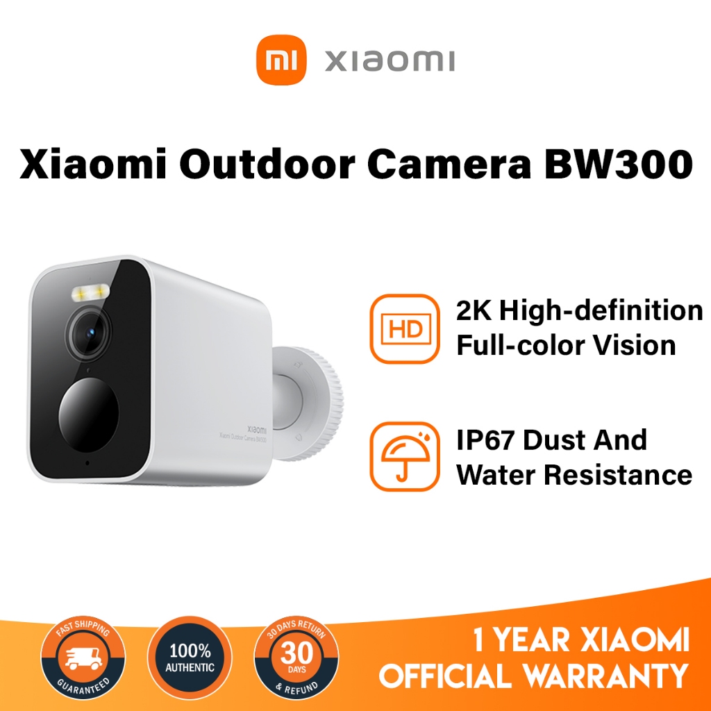 Xiaomi Outdoor Camera BW300 2K CCTV HD Full-color Vision IP67 Water ...