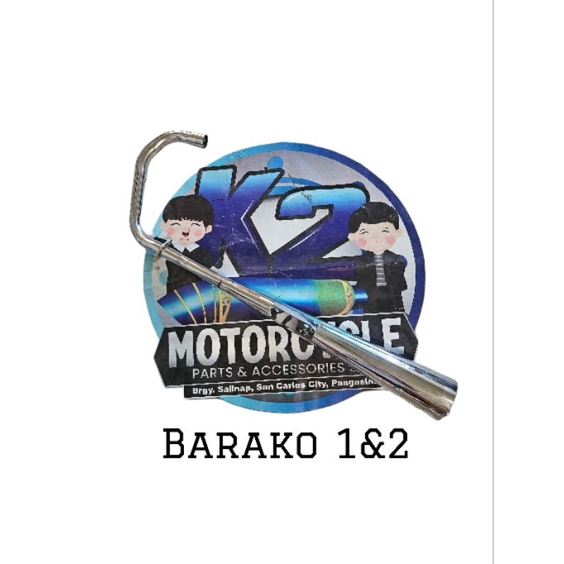 Stainless Pipe for Barako 1 & 2 ( Stock pipe,Chicken pipe removable tip ...